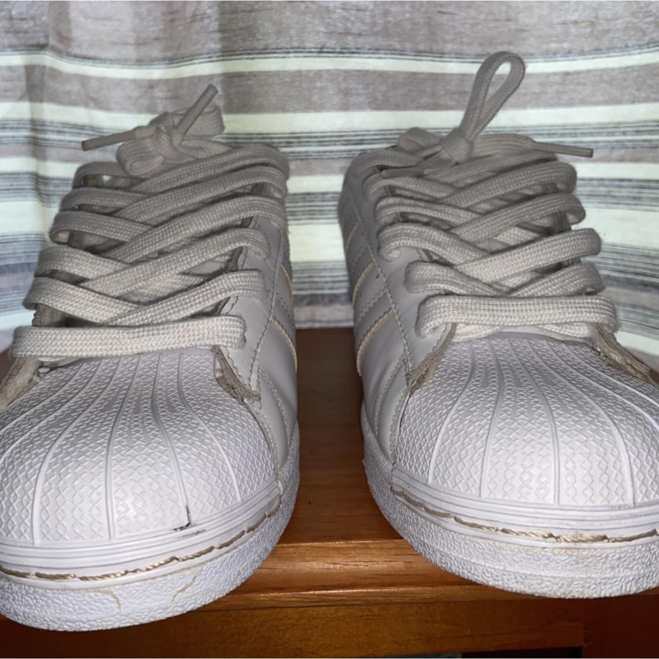 Adidas Shell Toes Size 6.5 Condition 7/10 No... - Depop
