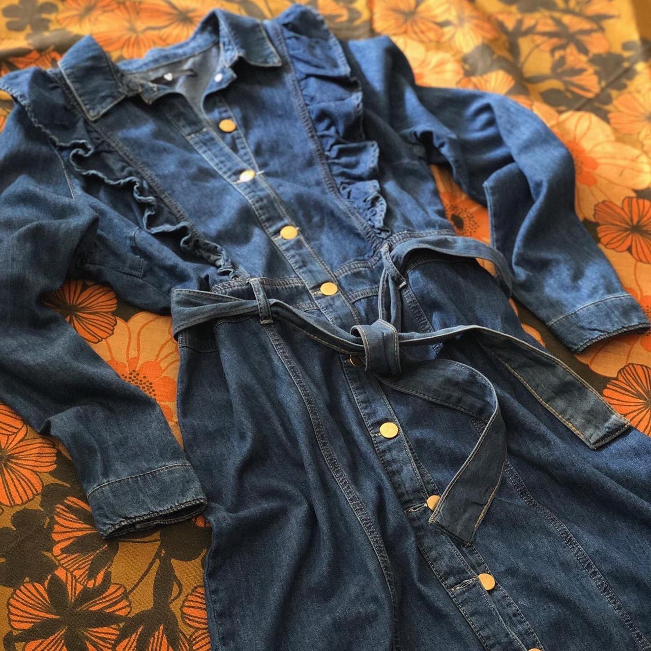 Awesome Denim Shirt Dress But With A Difference Depop