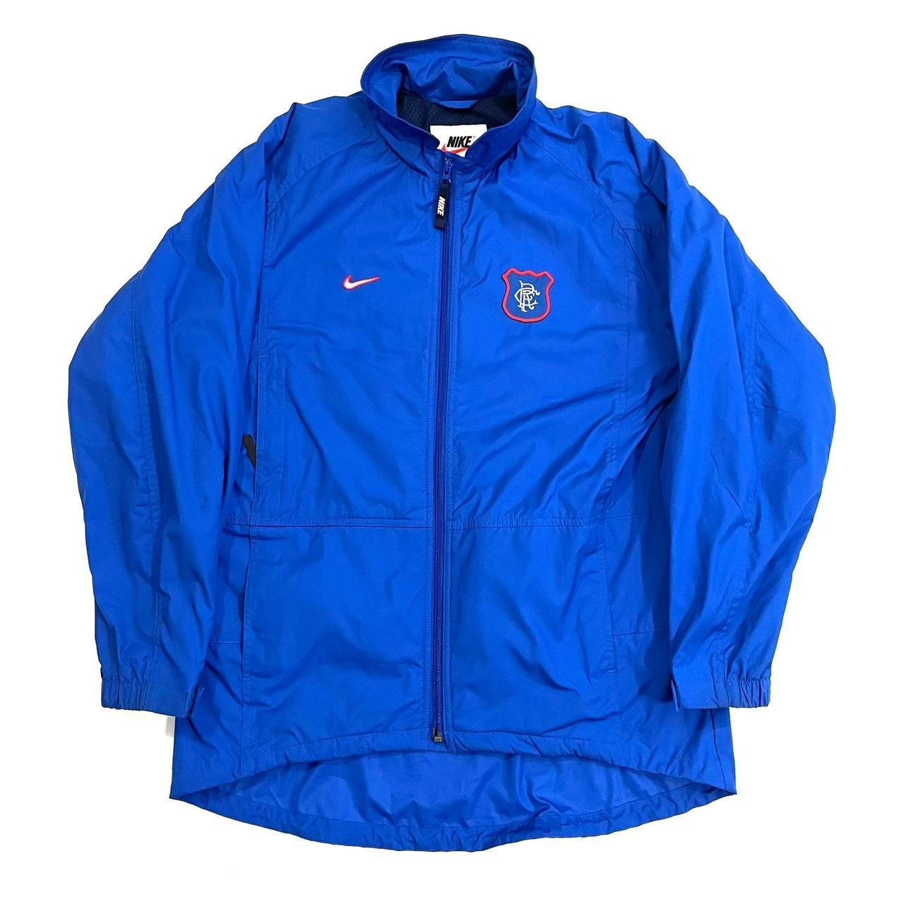 Nike Men's Blue and Navy Jacket | Depop