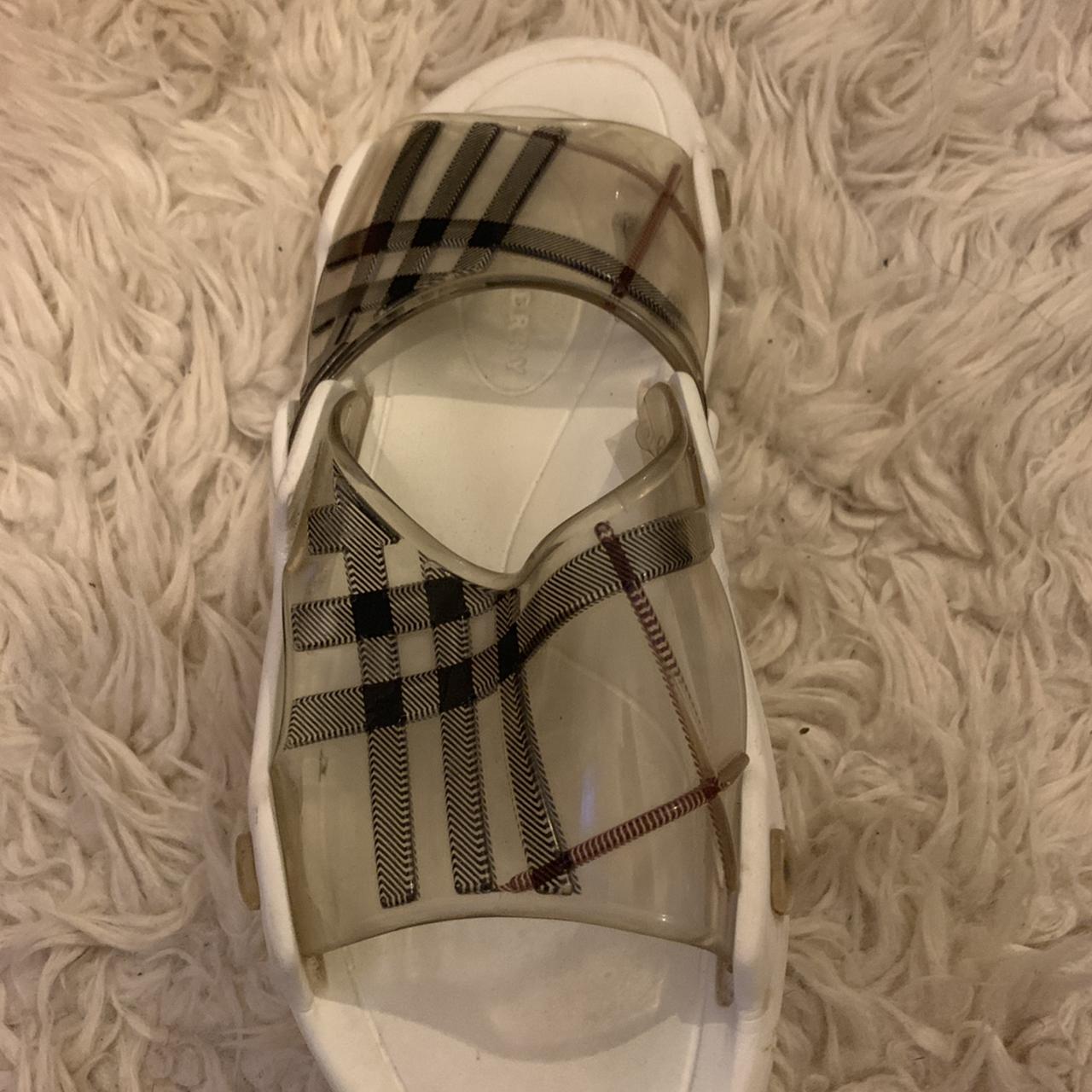 Burberry slippers/sandals! Cute little slippers... - Depop