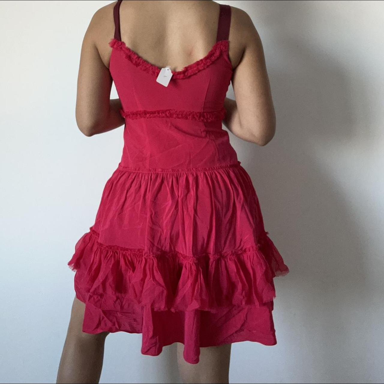 CINQ A SEPT RUFFLE DRESS DETAILS MINI DRESS WITH... - Depop CINQ A SEPT RUFFLE DRESS DETAILS MINI DRESS WITH... - Depop