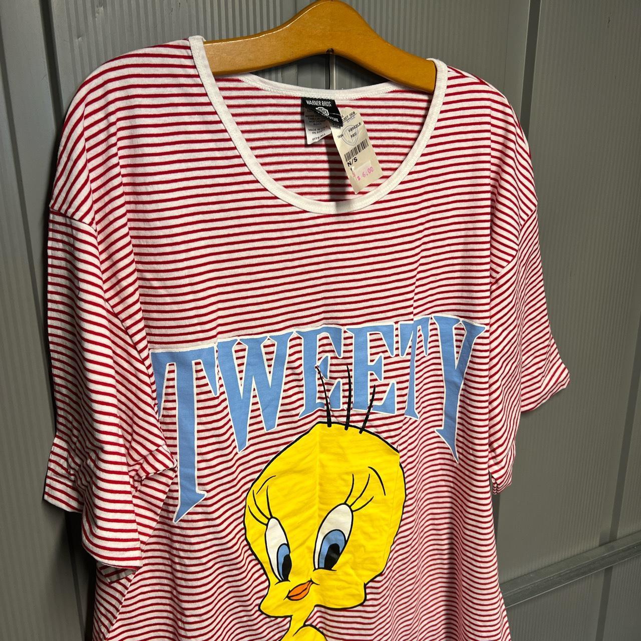 Vintage 90’s Tweety Bird Night Shirt Brand New With... - Depop