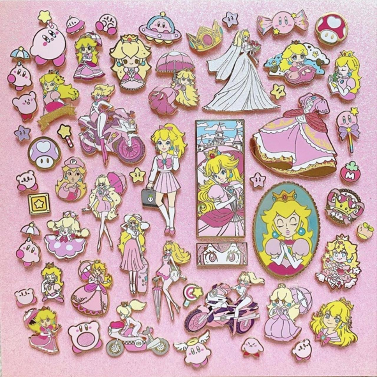 HUGE ISO!!! PRINCESS PEACH ENAMEL PINS Pls let me... | Depop