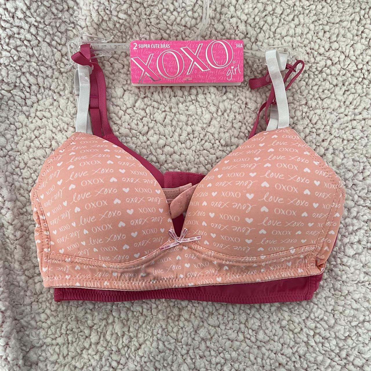 NWT 2 Pack XOXO Girls 36A Bras Super cute XOXO... | Depop