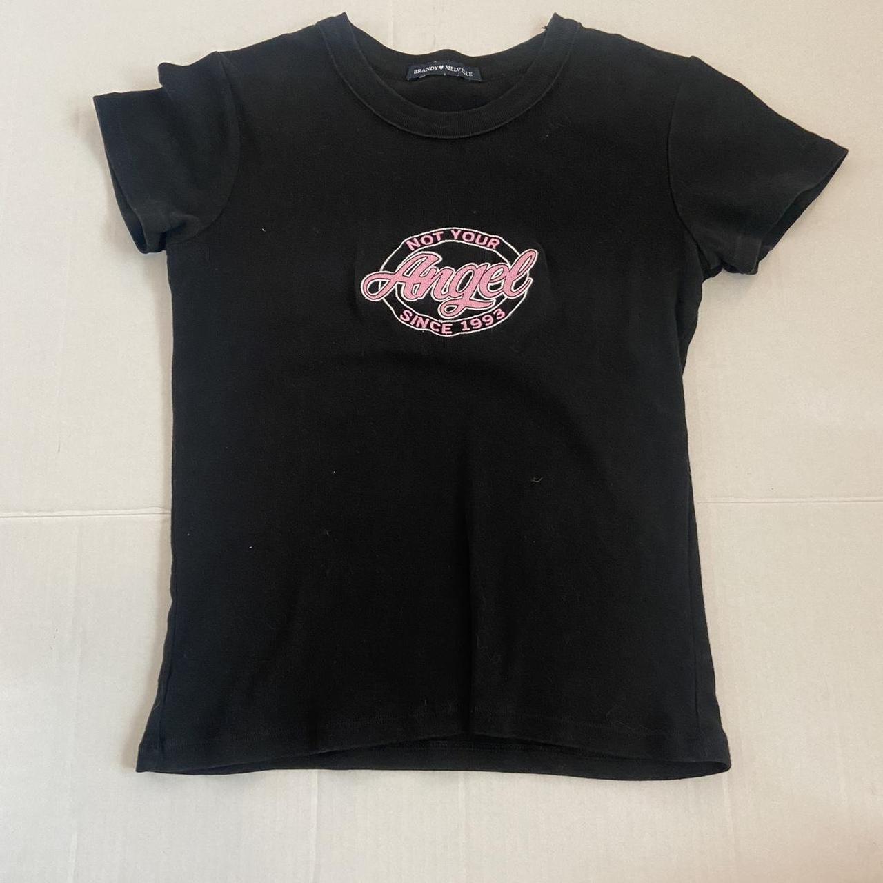 super cute graphic baby tee brandy melville in... - Depop