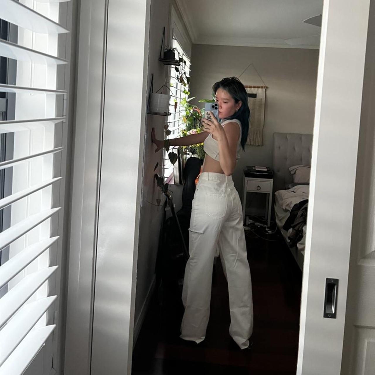 BNWT glassons size 8 “super high rise 90s straight... - Depop