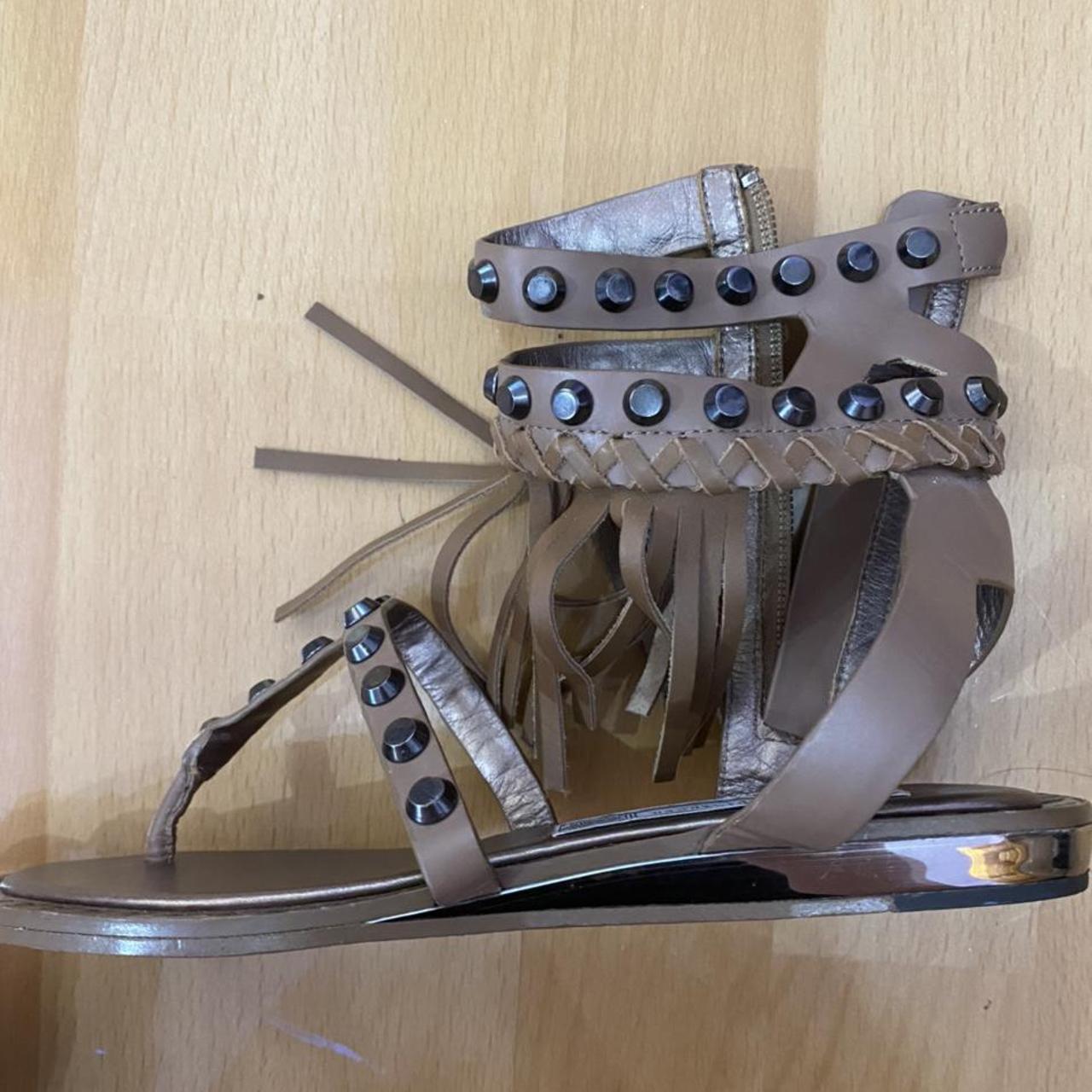 Women's Brown and Tan Sandals | Depop