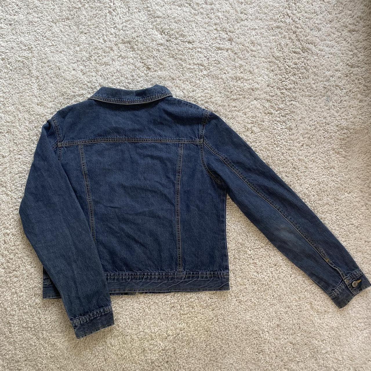 💙vintage jean jacket with zipper ~~ 💙this gorgeous... - Depop