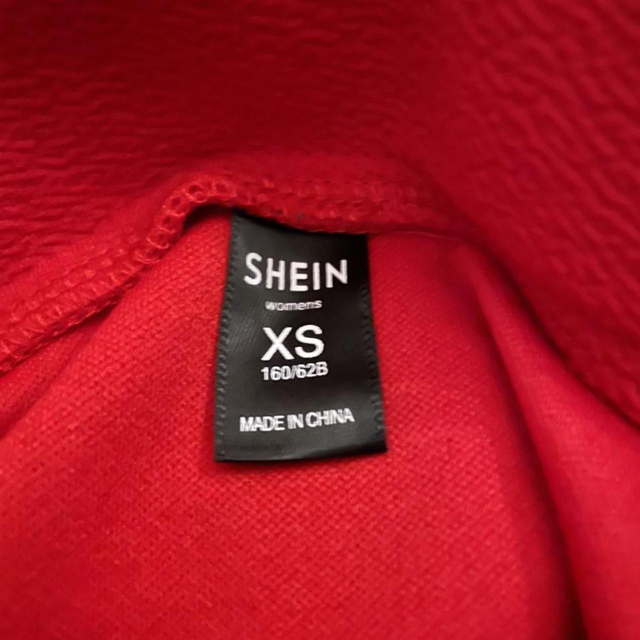 shein red frill skirt worn once- prefect condition... - Depop