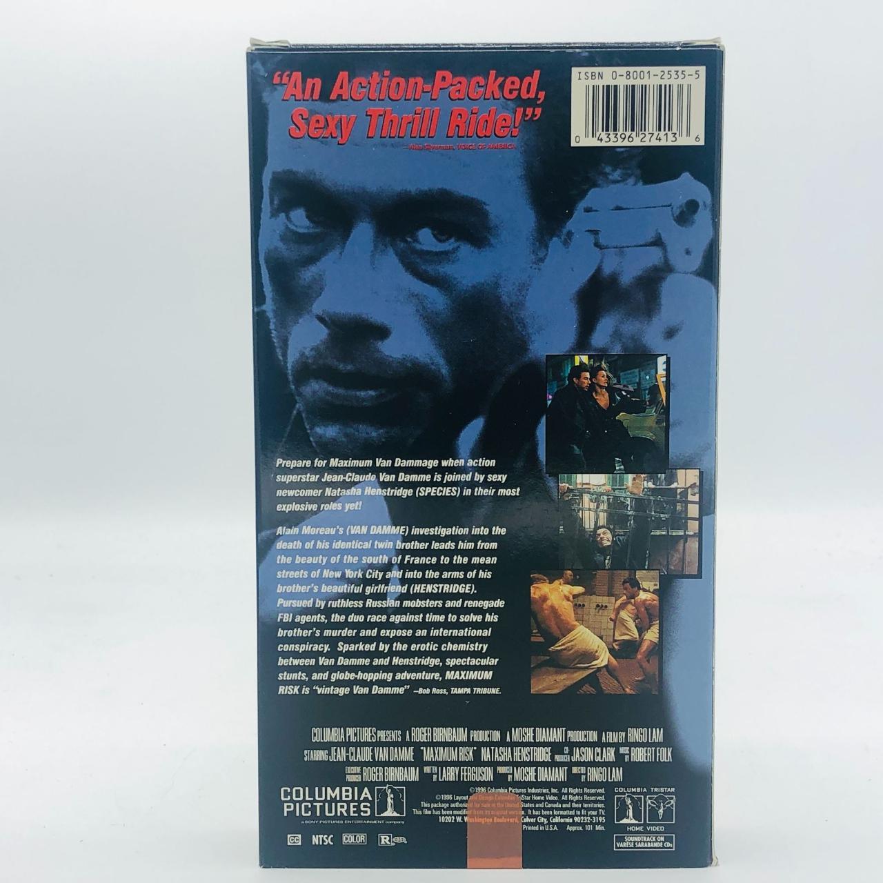 Maximum Risk, Van Damme, 1996, VHS. In Very good... - Depop