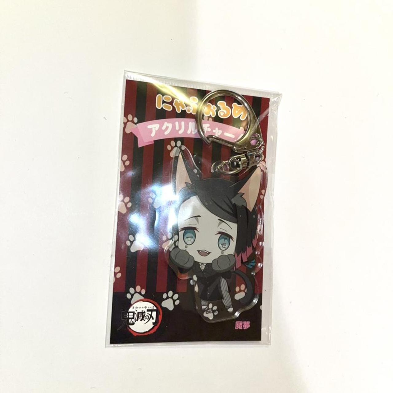 Demon Slayer Enmu cat keychain charm. Brand new with... - Depop