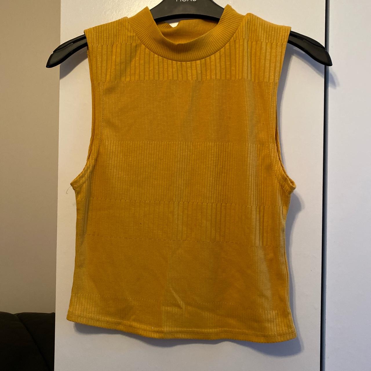 New look mustard vest top Never been worn but no... - Depop