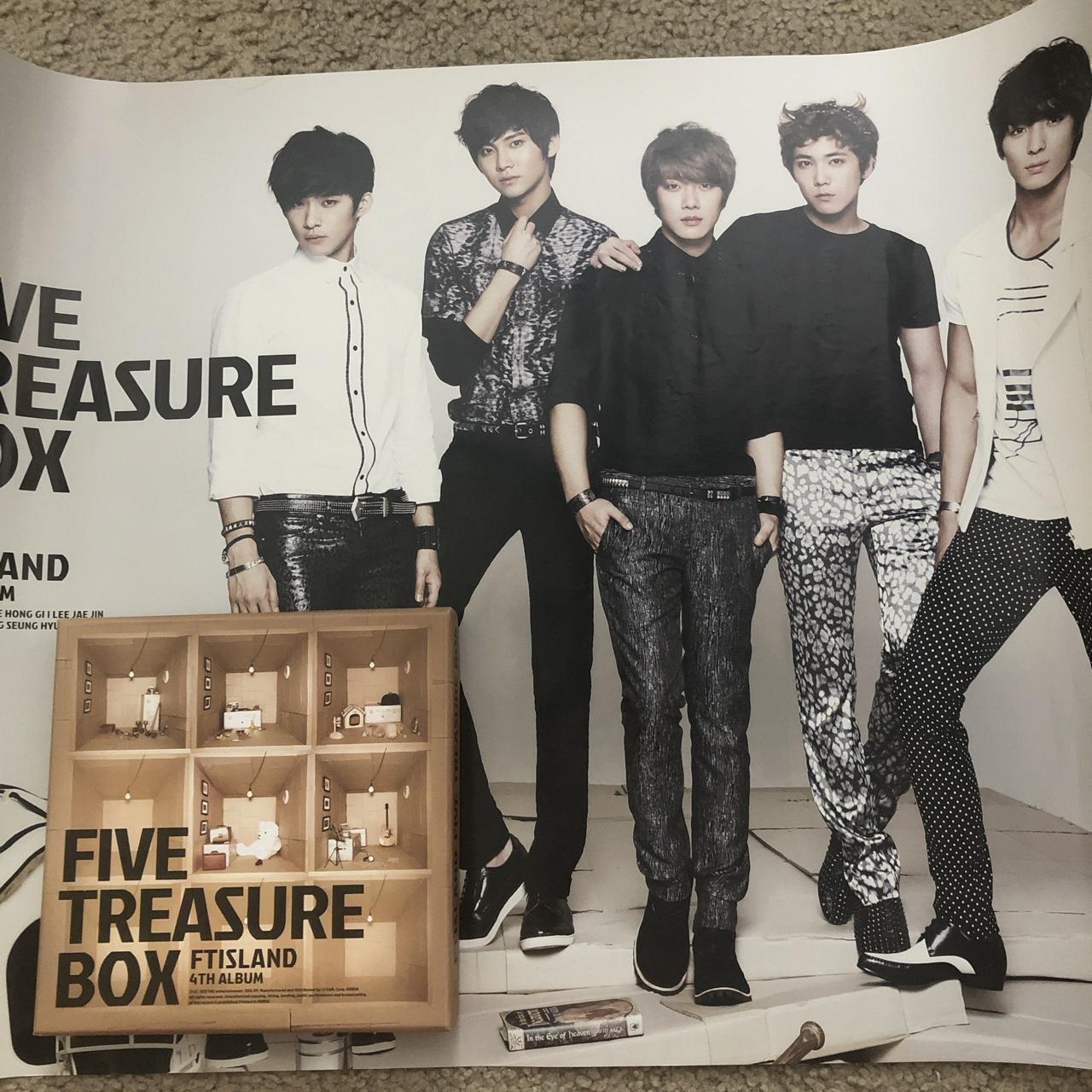 FT Island - Five Treasure Box album + poster just... - Depop