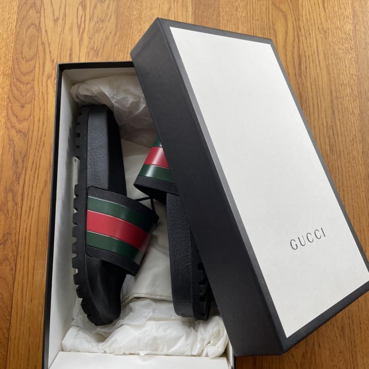 Gucci sliders SOLD!! SOLD!! Size 9 - Depop