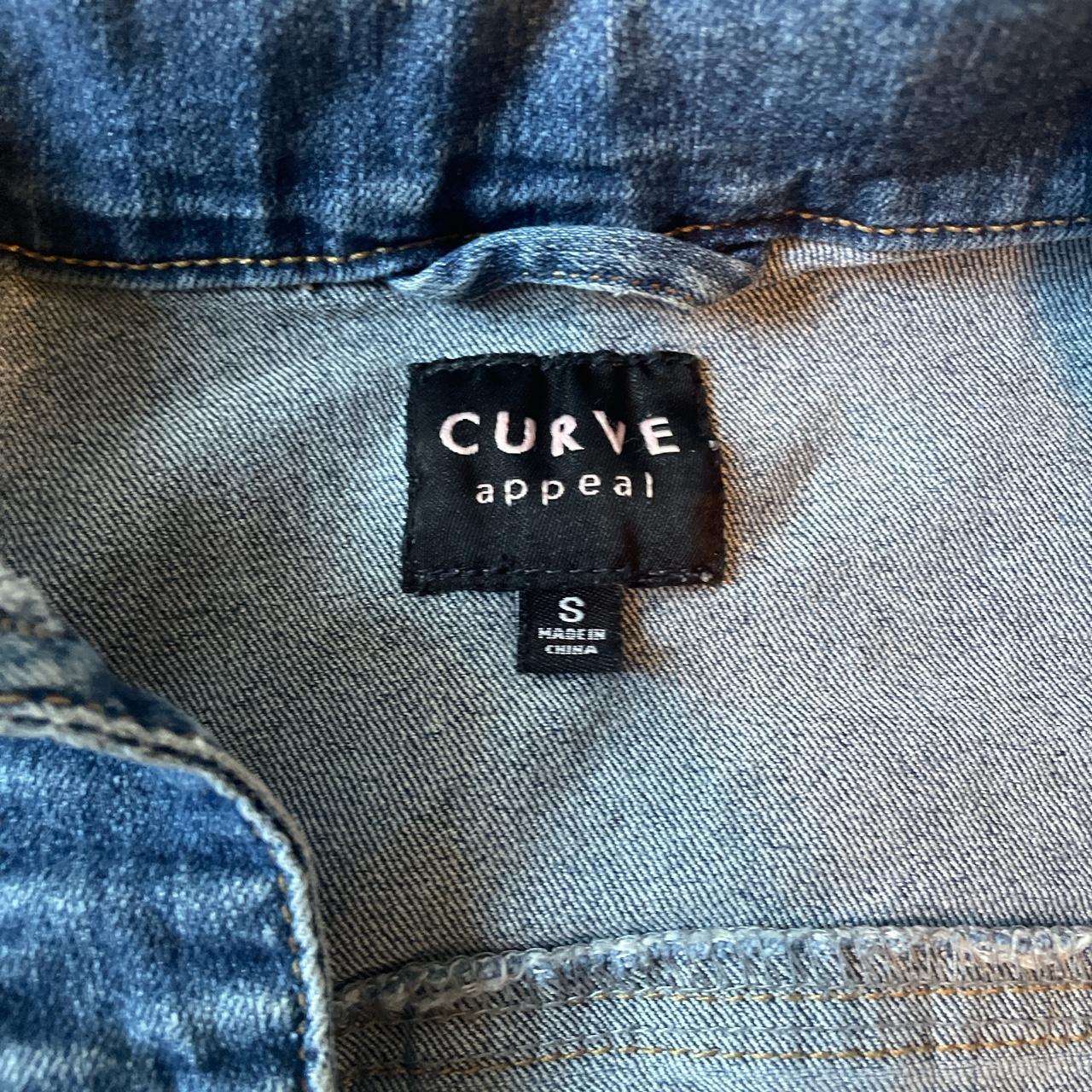 Dark Wash Jean Jacket Curve Appeal Jean Jacket Depop