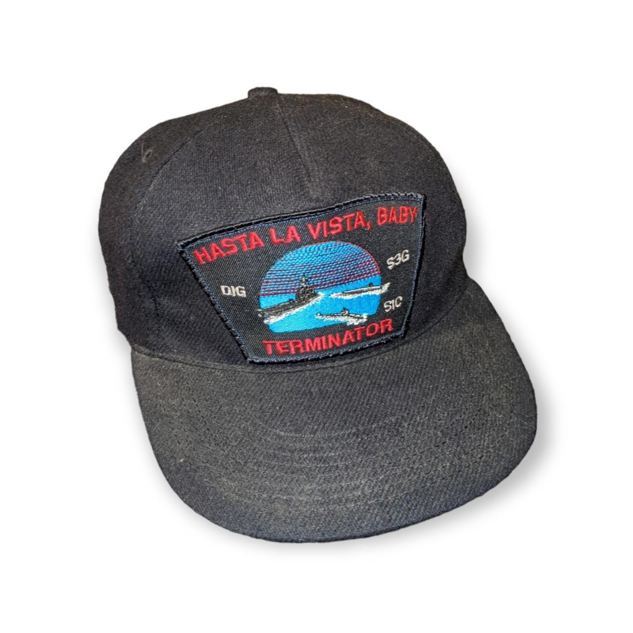 Description: 80s Terminator Military Wool snapback... - Depop