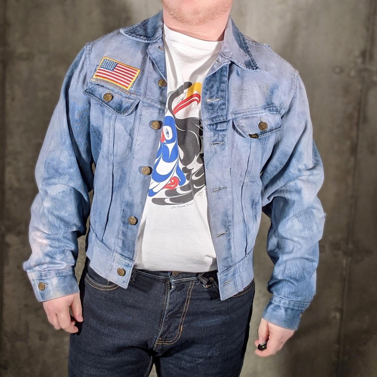 Description: 1970s 101j Lee denim jacket, Incredibly... - Depop