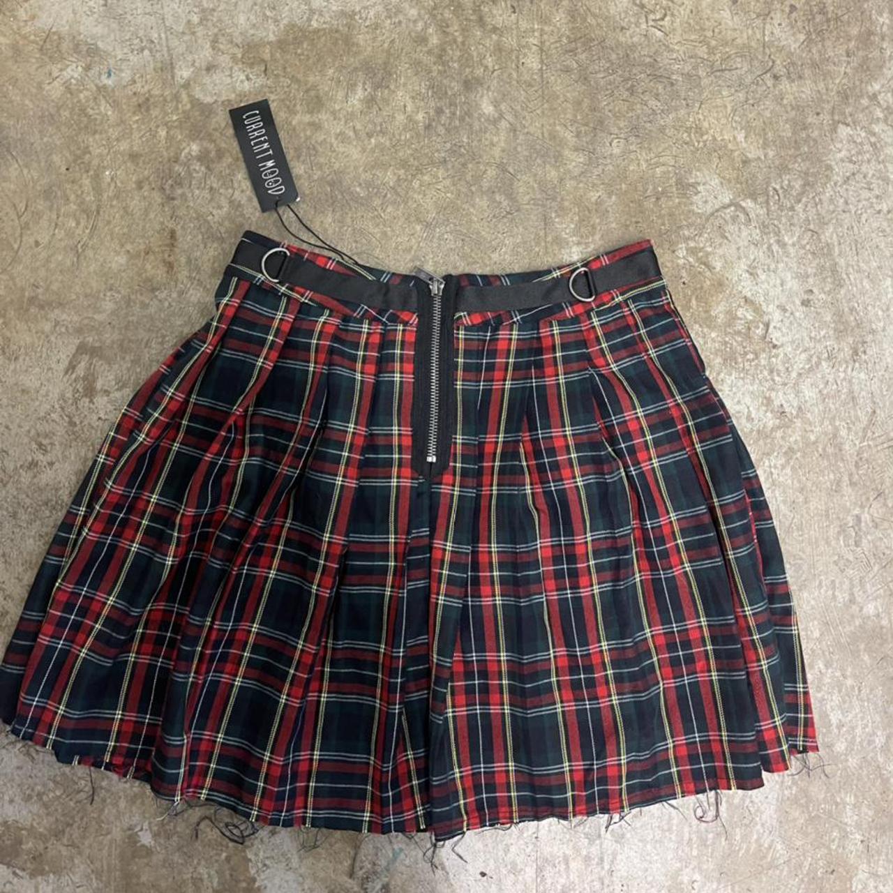 Dolls Kill Current Mood Crimson Dress Code Plaid Depop