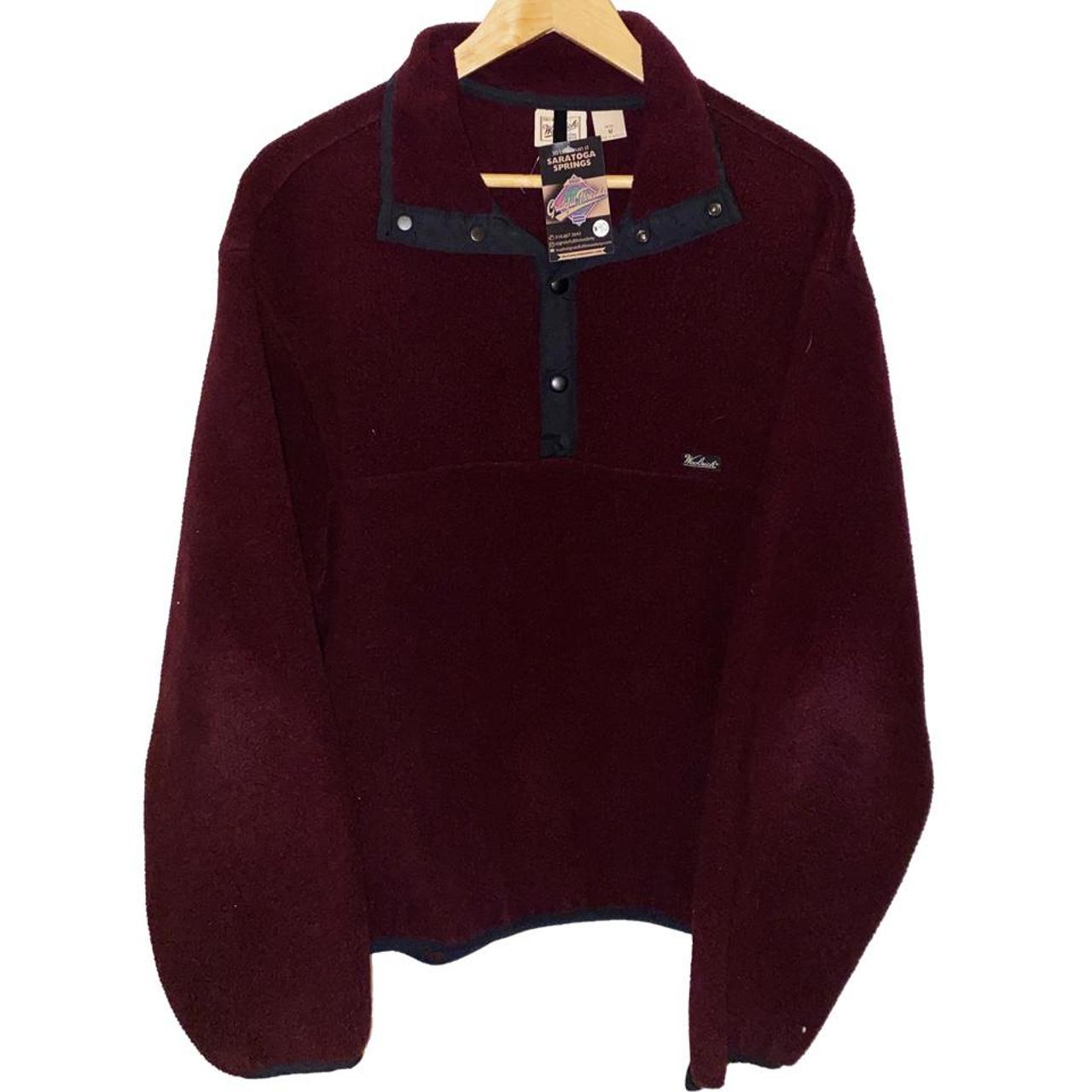 Vintage Woolrich Snap Fleece Size M - Perfect Condition - Depop