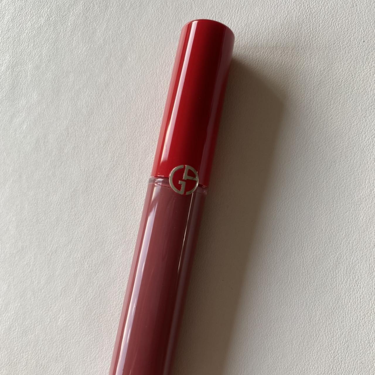 GIORGIO ARMANI LIP MAESTRO LIQUID LIPSTICK 524 ROSE... - Depop