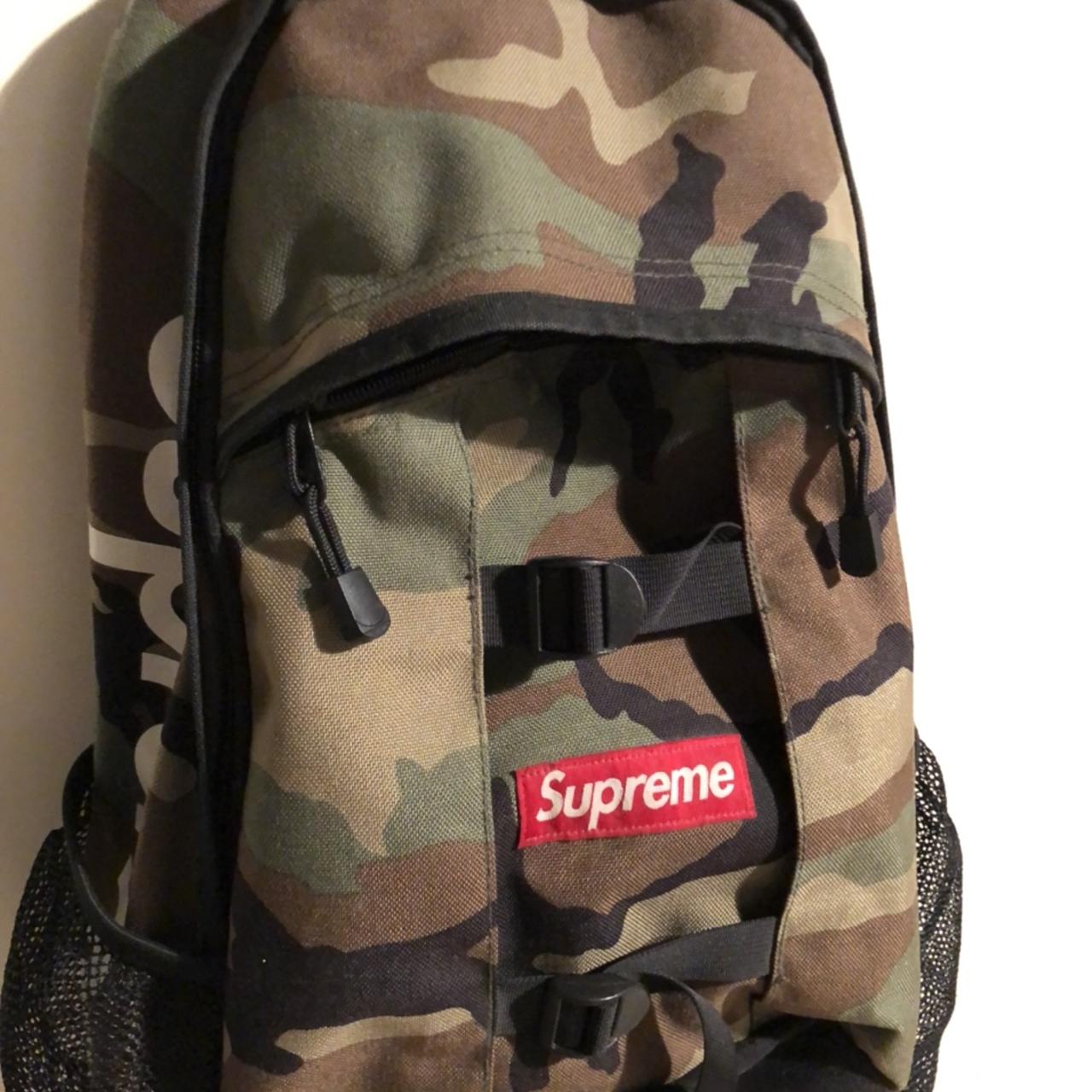 Supreme Camo Backpack SS14 - Condizioni 8/10 - Usato... - Depop