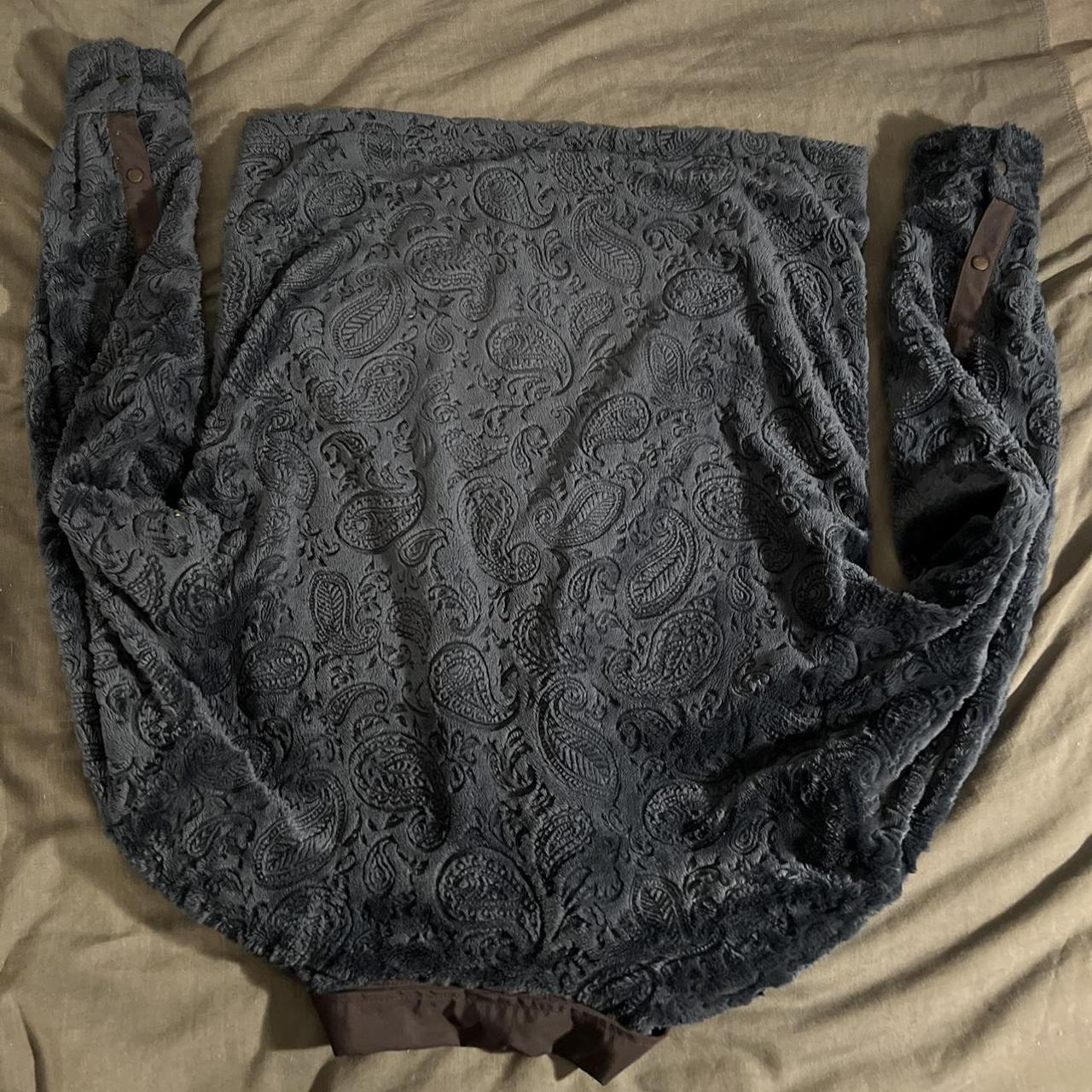 Brain Dead fur paisley half zip Small Perfect... - Depop