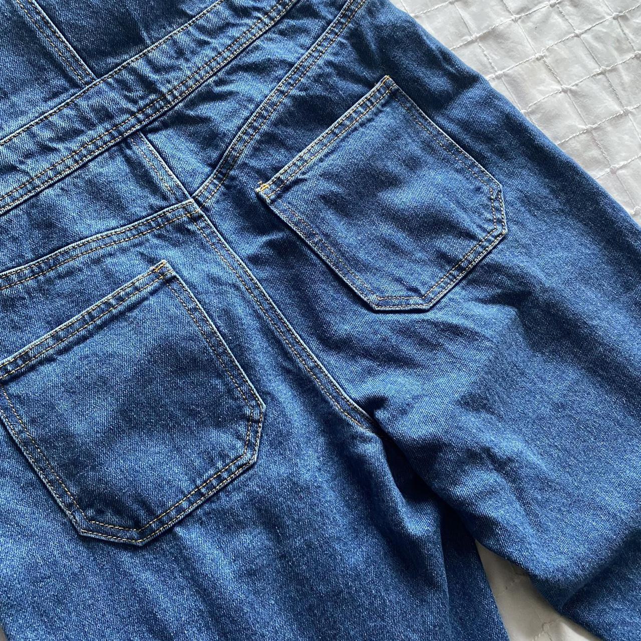 Brand New Mom Dungarees Only Worn To Try On Xx Depop