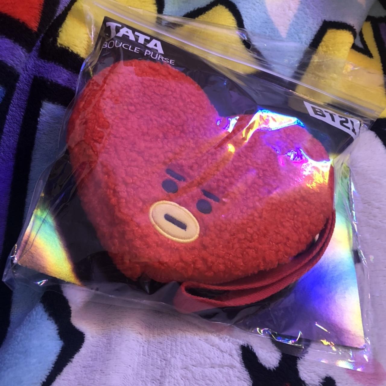 BT21- TATA OFFICIAL BOUCLE PURSE ️Never been... - Depop