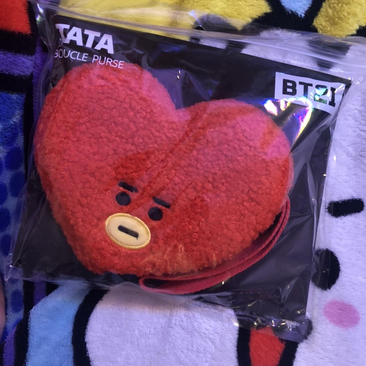 BT21- TATA OFFICIAL BOUCLE PURSE ️Never been... - Depop