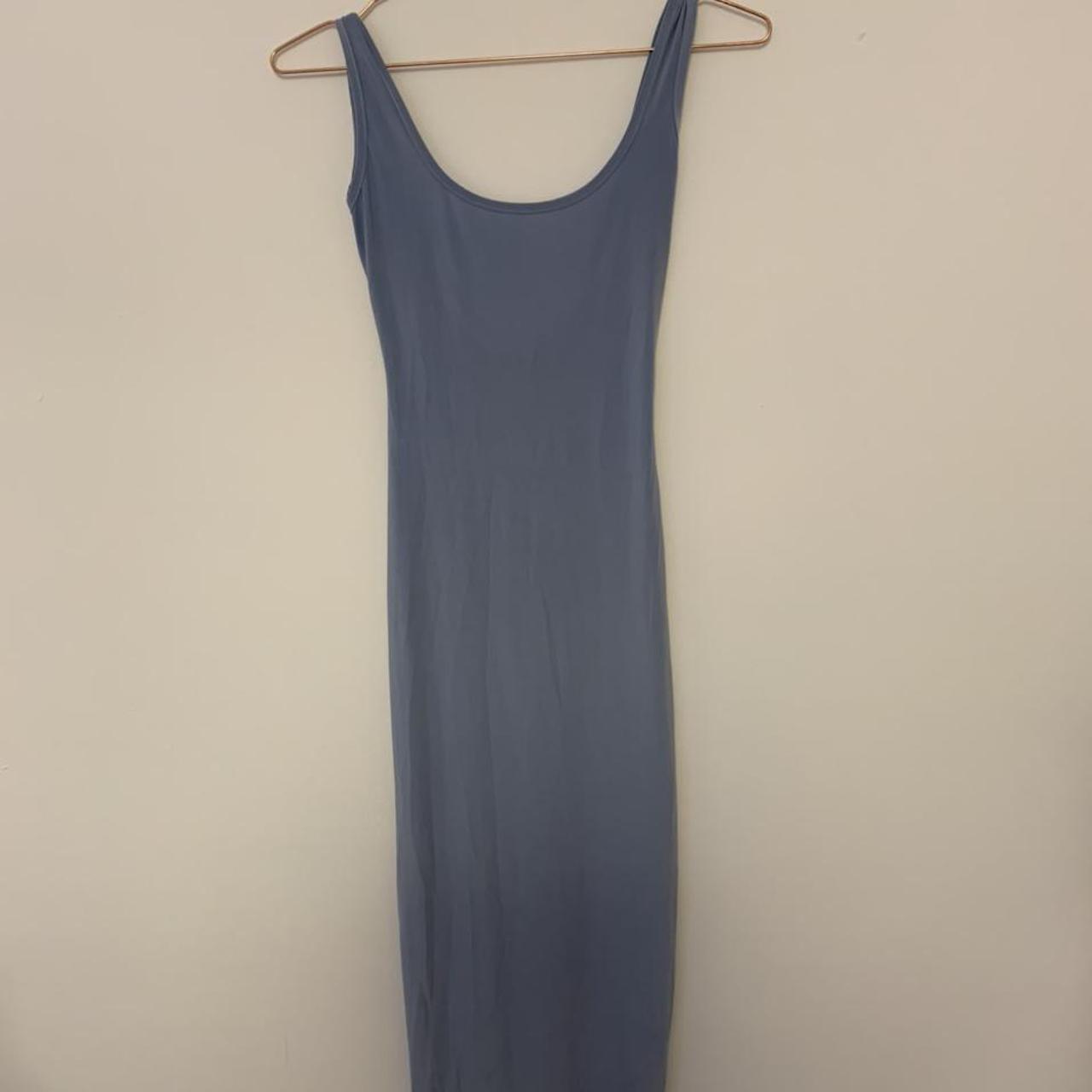 Pretty little thing blue maxi dress. Worn once - Depop
