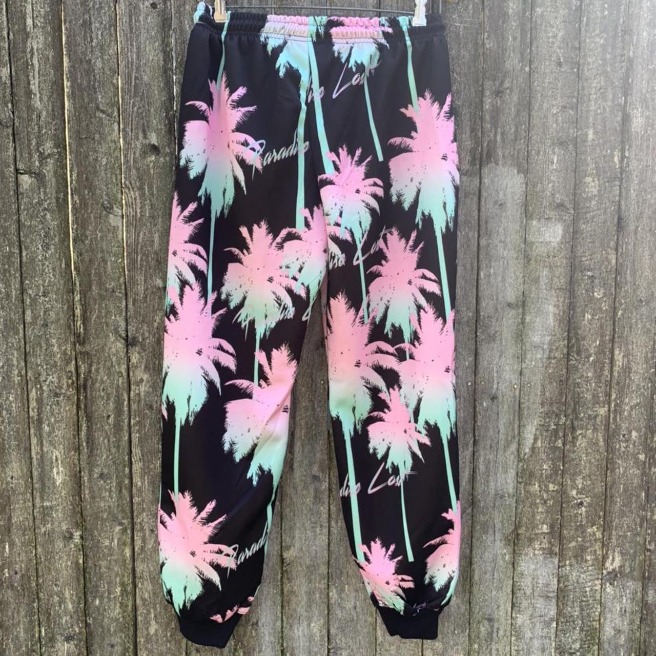 WESC MIAMI VICE Color way piped jogger pants Graphic... - Depop