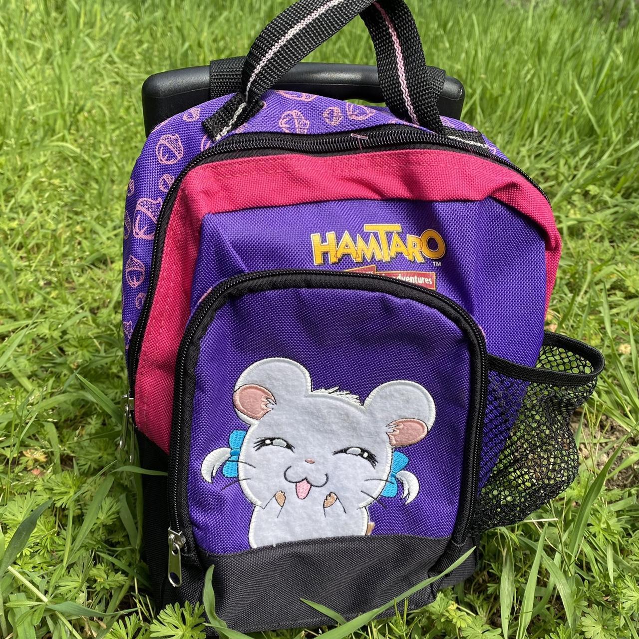 Hamtaro Mini Backpack 🐹 Purple/pink/black colorway... - Depop