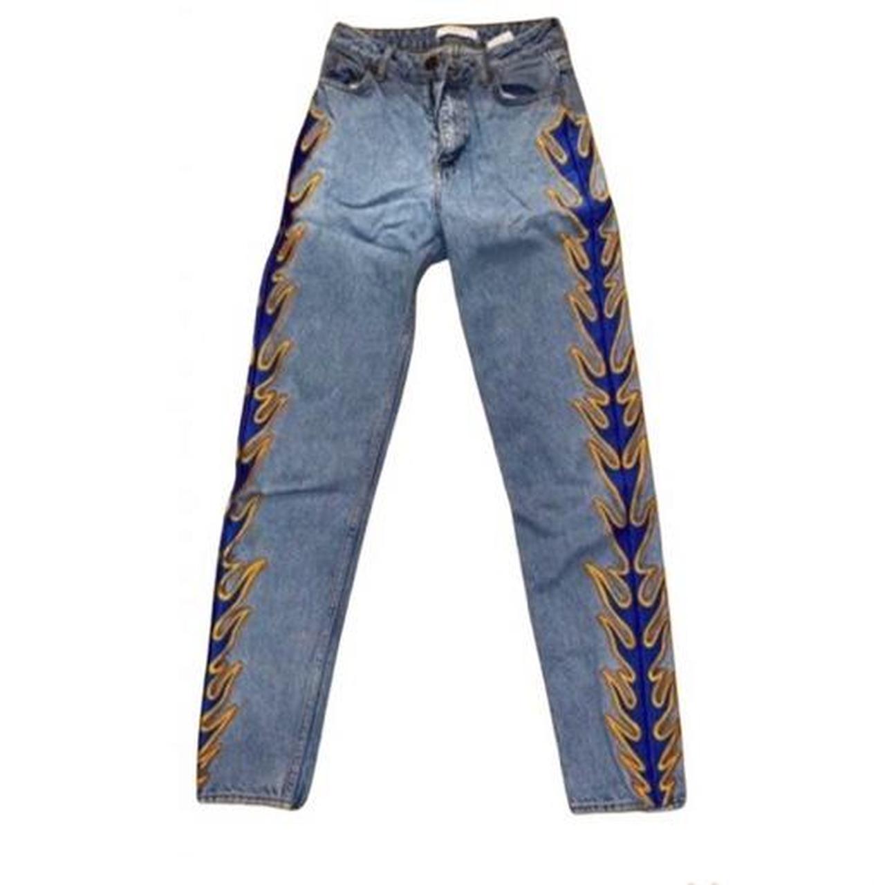 Incredible flame sandro jeans-too big for me- size... - Depop