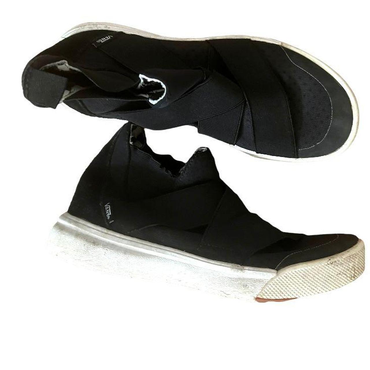 Woman’s stretch strap slip on style sneakers vans... - Depop