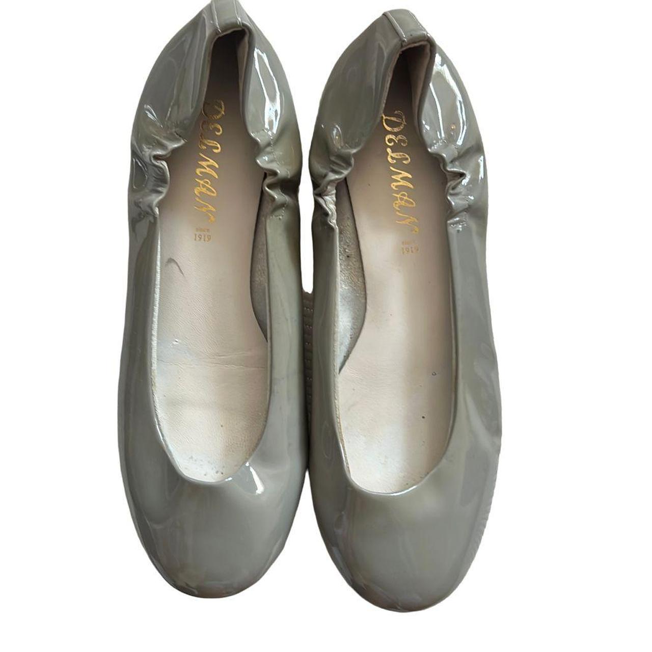 Woman’s vintage delman ballet flats Color gray... - Depop