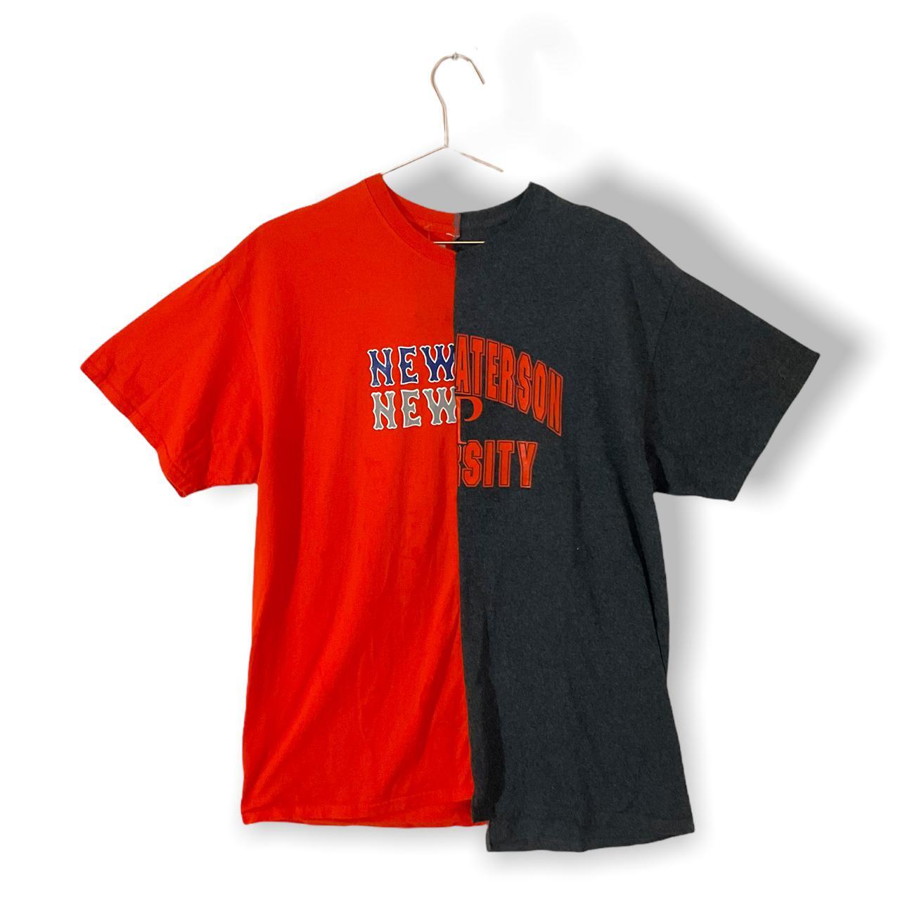 Urban Outfitters - Split Design T-Shirt College... - Depop