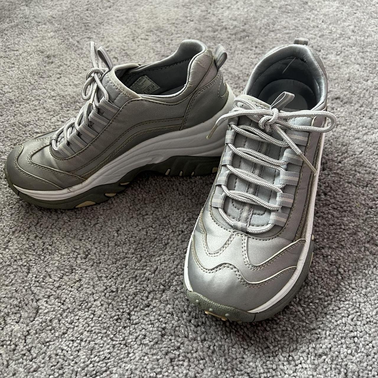 rare vintage skechers platform sneakers good... - Depop