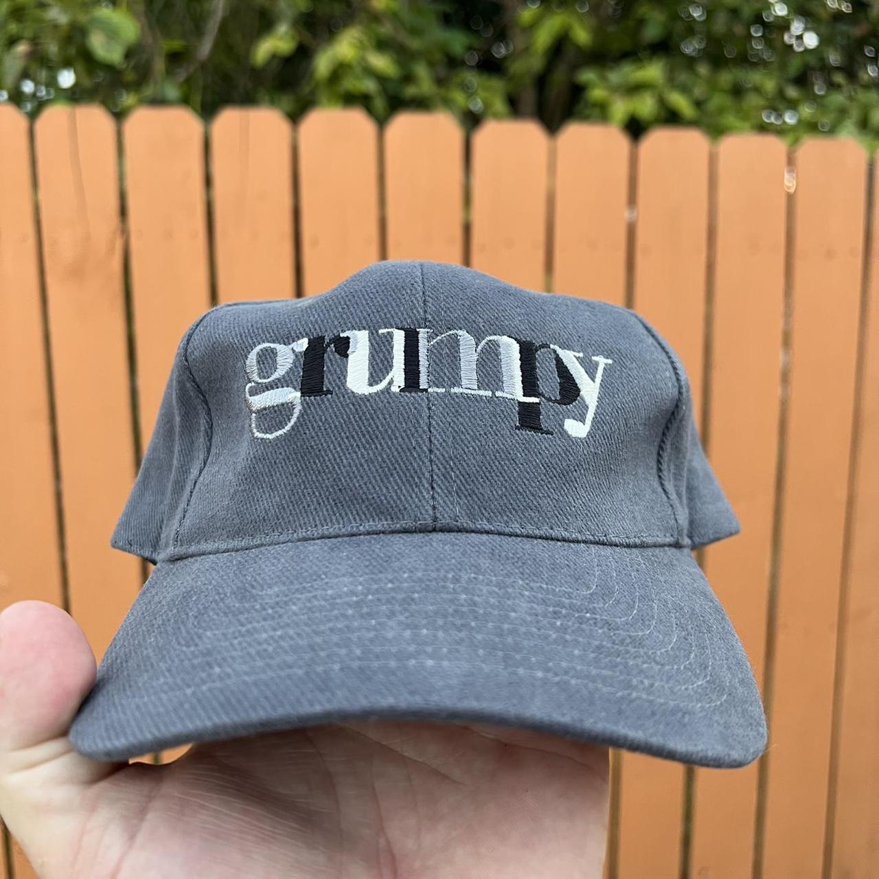 Vintage 90s Walt Disney GRUMPY Snapback Hat Hat is... - Depop