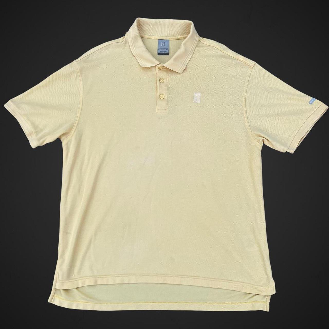 Nike Men's Cream Polo-shirts | Depop