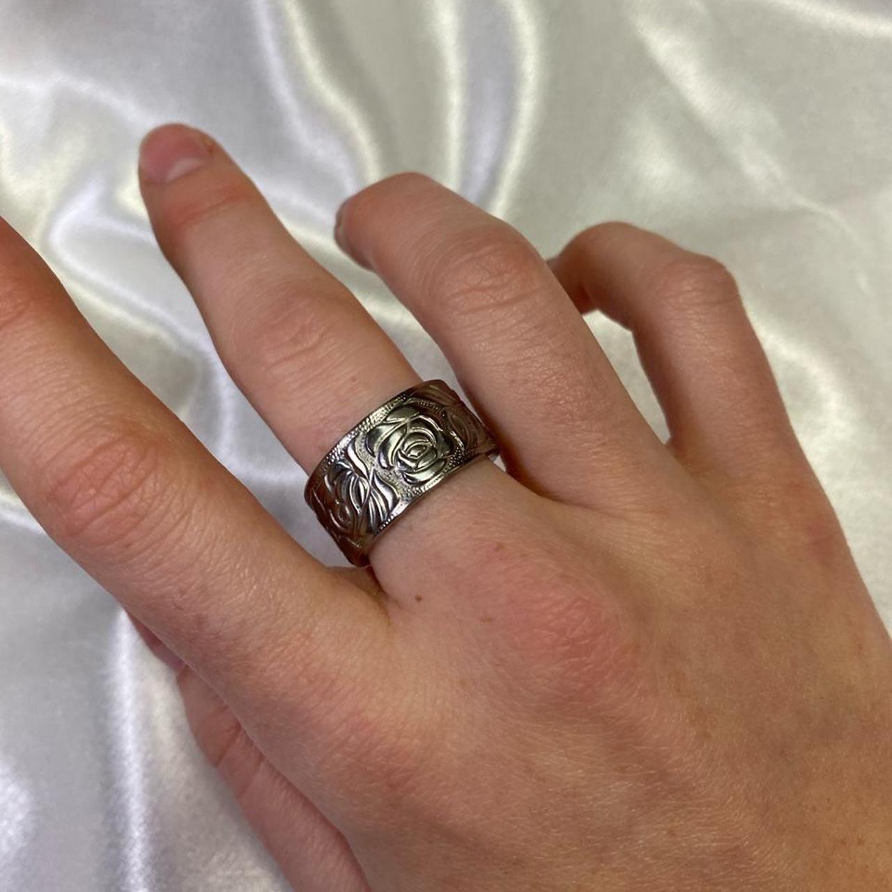 Super cute stainless steel handmade spoon ring! Made... - Depop