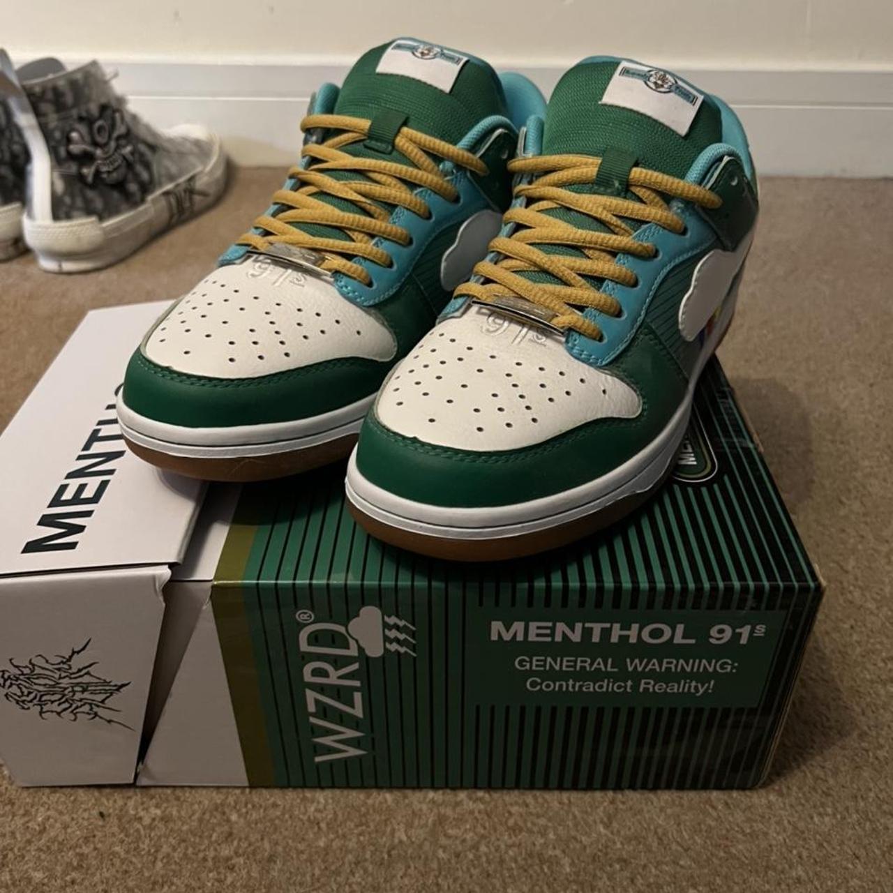 WZRD Menthol 91’s Ultra rare limited edition shoe,... - Depop