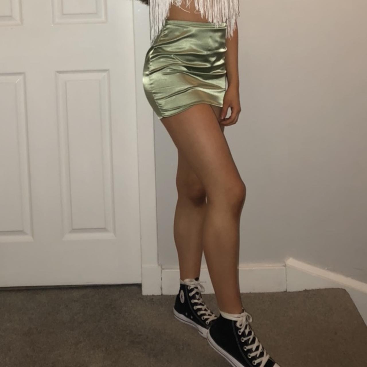 PLT full set in Sage green Skirt has been worn once... - Depop