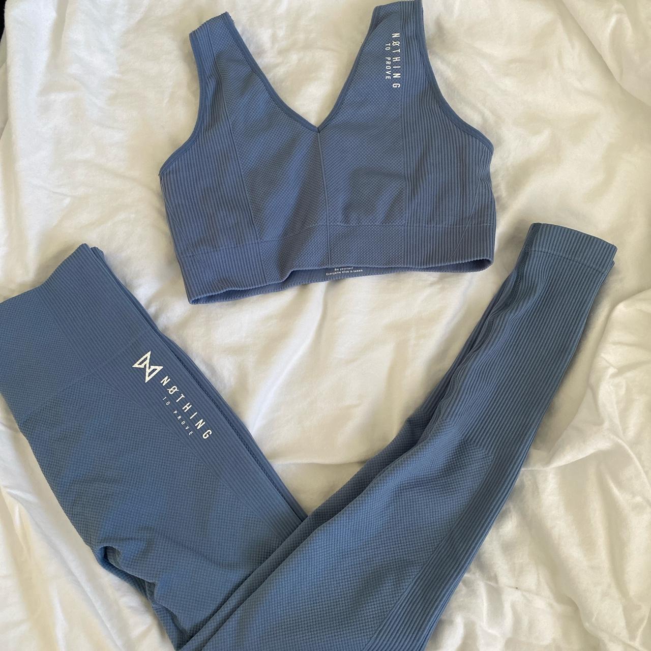 Nothing to prove gym set Blue gym set Blue sports... - Depop