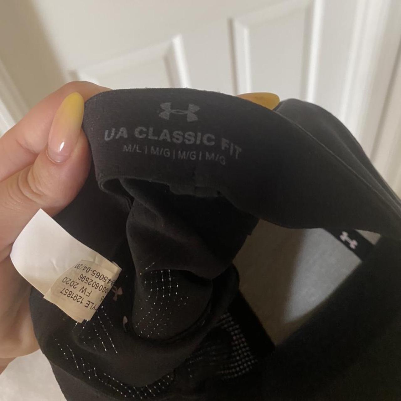 Black Unisex Under Armor Hat In Size Mediumlarge Depop
