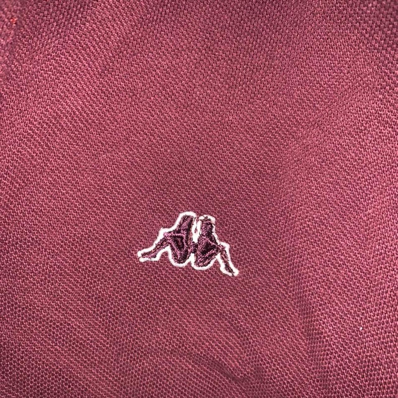 coolest vintage kappa cropped top / shirt from a... - Depop