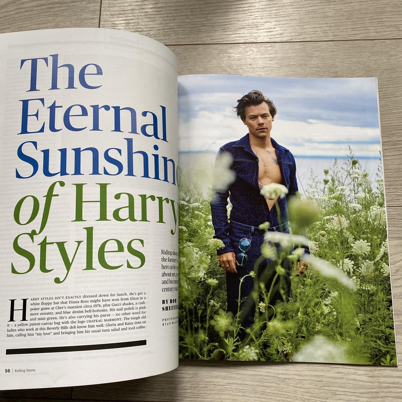 RESERVED!!! harry styles rolling stone magazine!!... - Depop