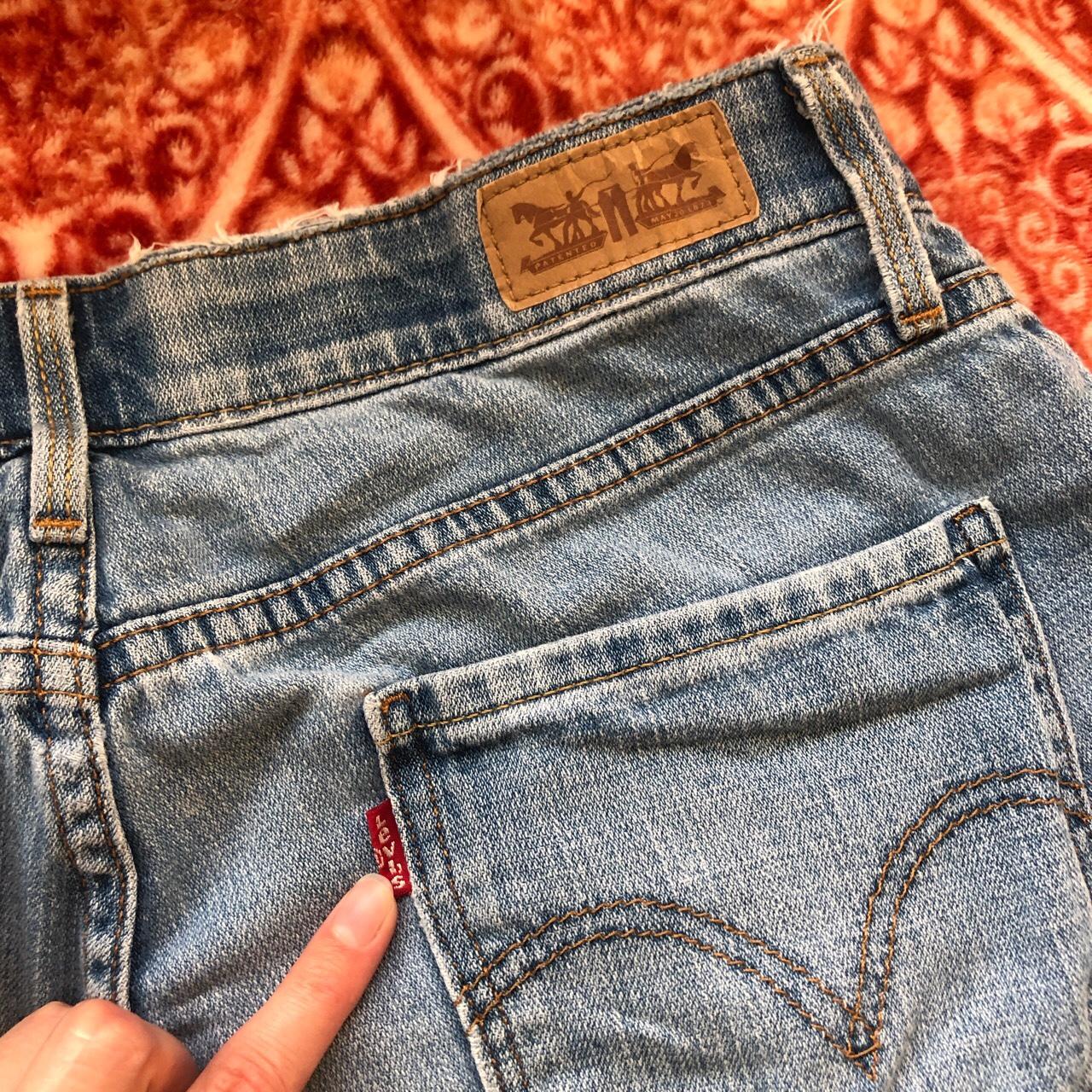 Levi’s light wash denim adorable with any top paired... - Depop