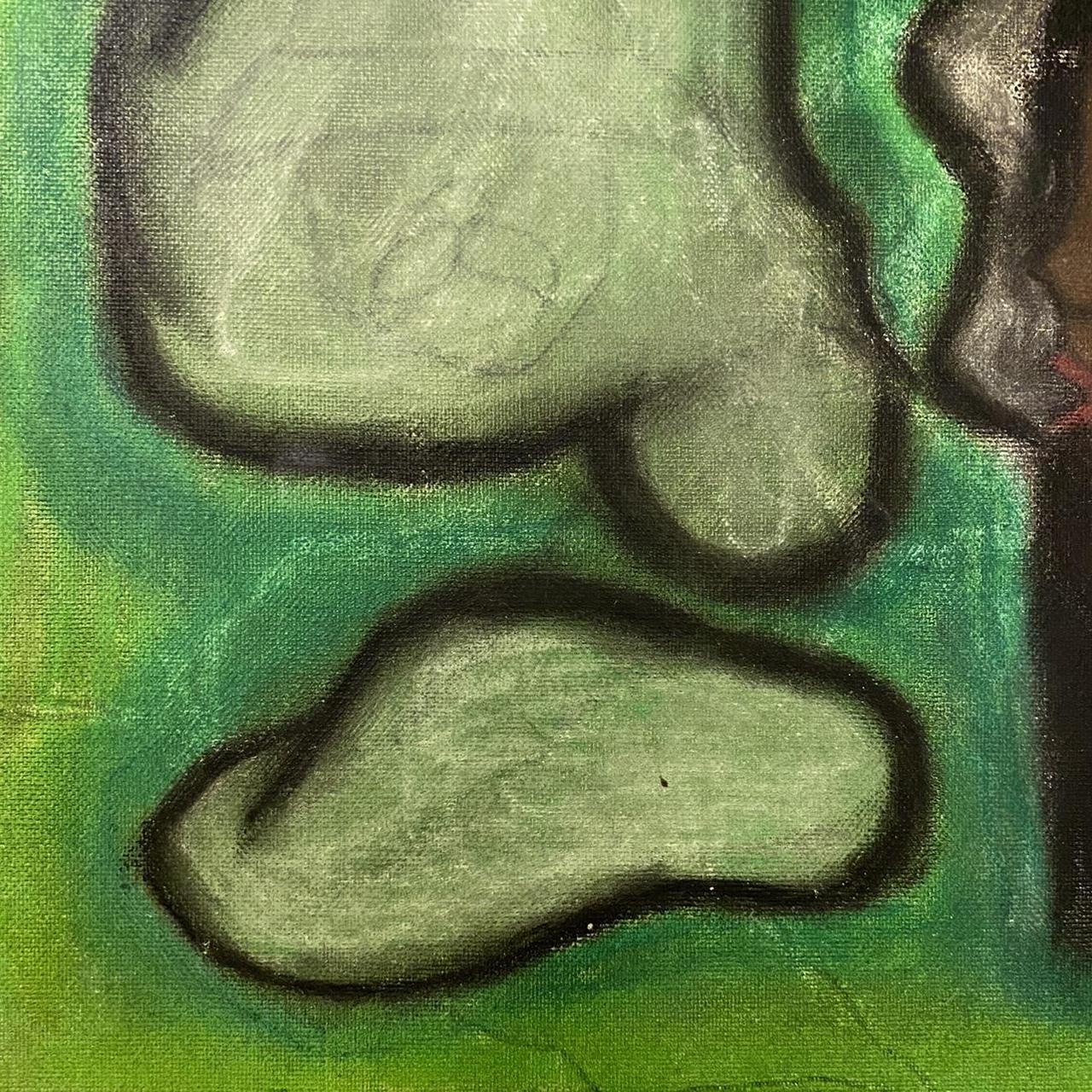 “Quick sesh” 😶‍🌫️🥴 original canvas One of my first... - Depop