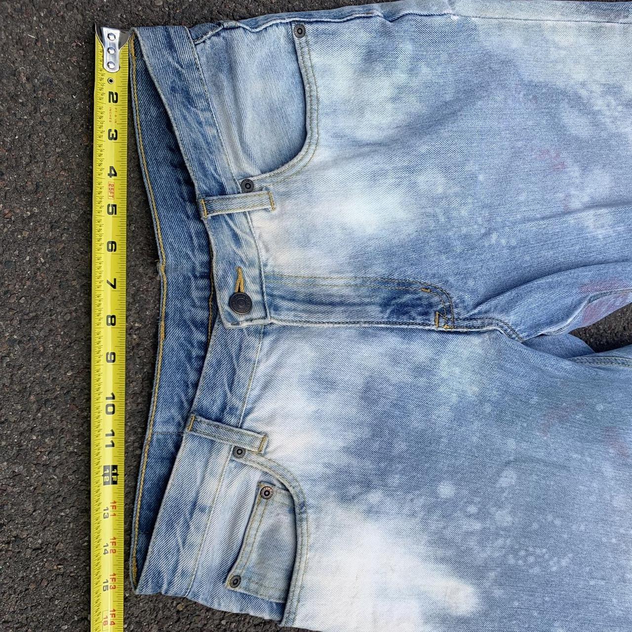 Mega bleached n dyed jeans By ill willed X arizona... - Depop