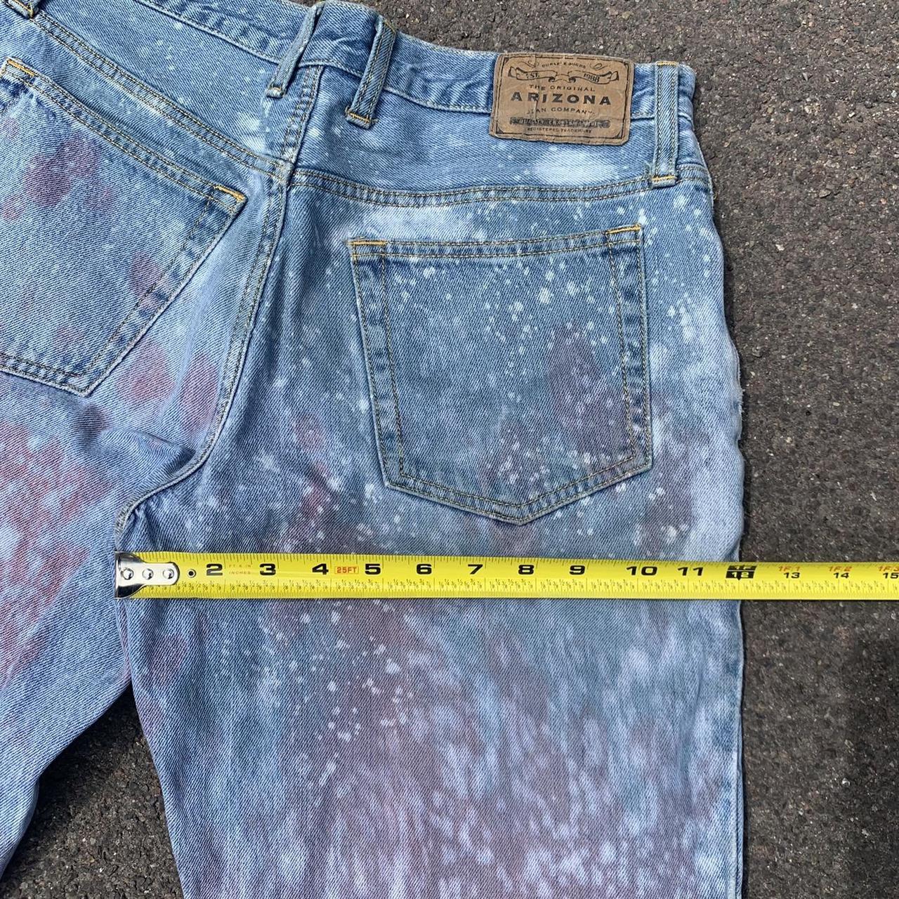 Mega bleached n dyed jeans By ill willed X arizona... - Depop
